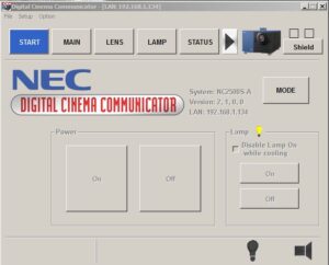Digital Cinema Communicator for NEC projectors – kinotehnik.net